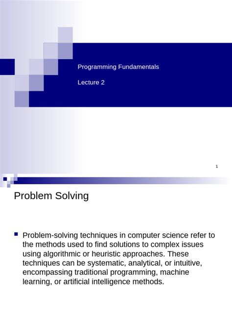 Pf Lecture 2 Pdf Programming Computer Program