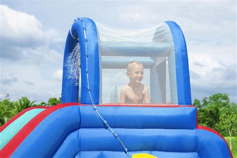 Bestway H2ogo Canopy Cove Mega Outdoor Water Park Features Water Slide Shaded Canopy Water