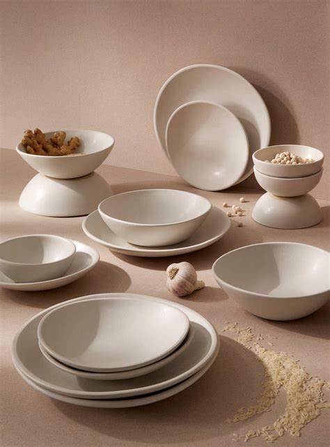 Organic Shaped Dinnerware Set 16 Pieces Kollektion