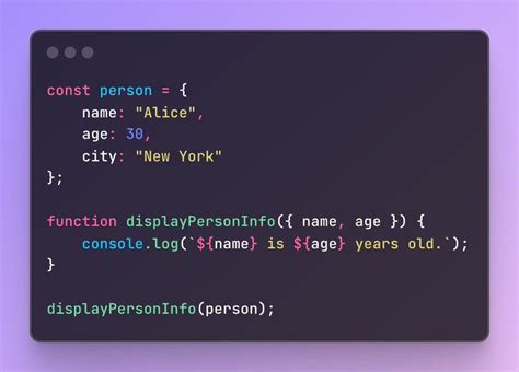 Md Noorullah Raza On Linkedin 💡javascript Tip 🔴 Destructuring Can Be Used In Function