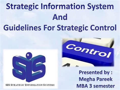 Strategic Information System Pptx