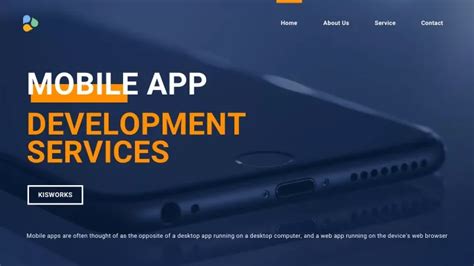 ppt mobile app development services powerpoint presentation free