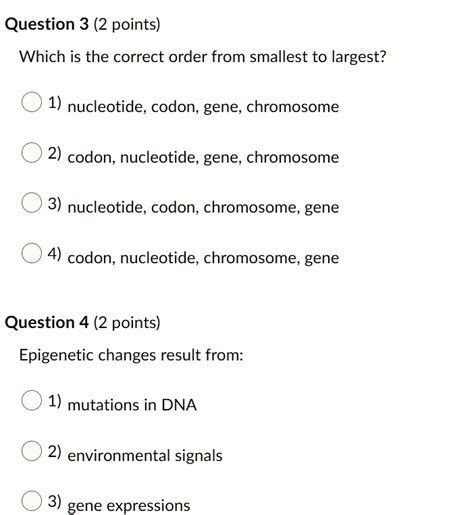 Get Answer Question 3 2 Points Which Is The Correct Order From