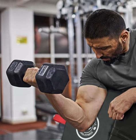 Fitlaya Fitness Single Preacher Curl Pad Barbell And Dumbbell One Arm