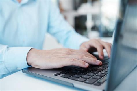 Premium Photo Businessman Hands And Laptop Typing In Digital Marketing Startup Small Business