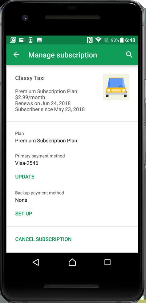 Sell Subscriptions Google Play S Billing System Android Developers