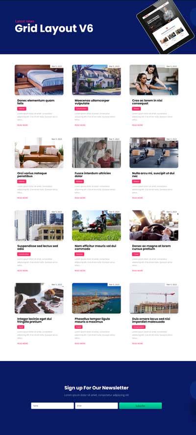 Blog Layouts My WordPress