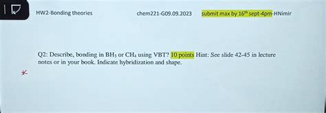 solved hw2 bonding theories chem221 g09 09 2023 submit max