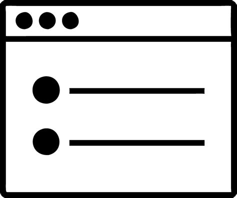 Minimalist Web Browser Interface For User Interface Design 54466468 Vector Art At Vecteezy