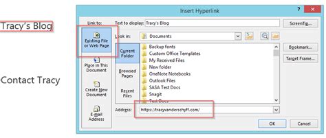 Microsoft Day Create Hyperlinks In Office Documents Tracy Van Der Schyff