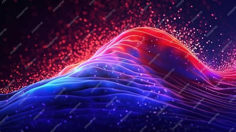 Premium Photo Dynamic Abstract Liquid Flow Particles Background