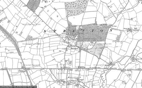 Historic Ordnance Survey Map Of Stretton 1882 1900