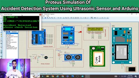 Car Accident Detection And Messaging System Using Ultrasonic Sensor And
