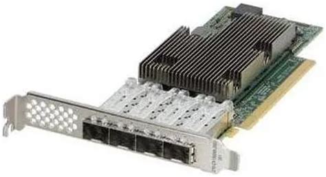 Dell J3d14 Broadcom 57404 Quad Port 25gb Sfp28 Network Card
