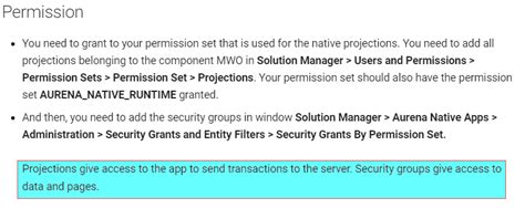 Why Do I Get Create CRUD Action Is Not Supported By The Entity When Opening MWO IFS Community