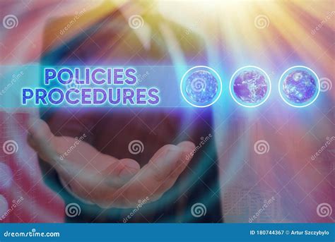 Word Writing Text Policies Procedures Business Concept For Influence