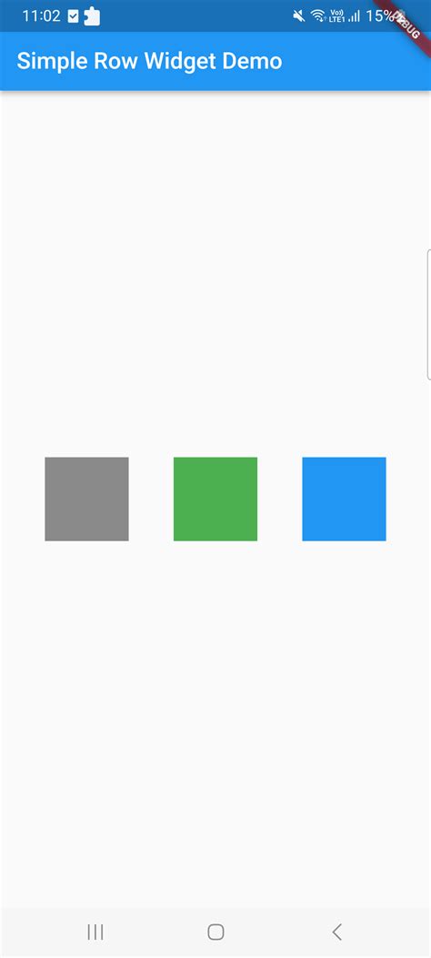 Flutters Row Widget Tutorial Tech Android Network