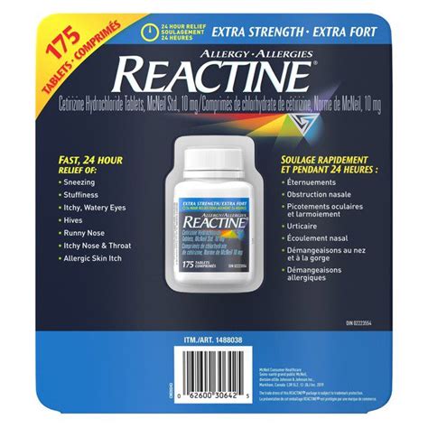 Reactine Extra Strength Allergy Tablets Coastal Connection