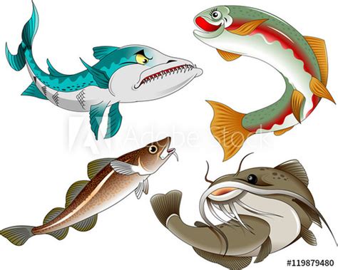 矢量的海洋生物插画图片 卡通海洋生物矢量插画素材 高清图片 摄影照片 寻图免费打包下载