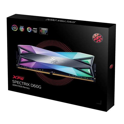 Adata Ram Pc หน่วยความจำ Xpg Spectrix D60g Ddr4 16 Gb 8gbx2 3200mhz Ax4u32008g16a Dt60