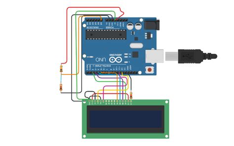 circuit design arduino ohm meter tinkercad