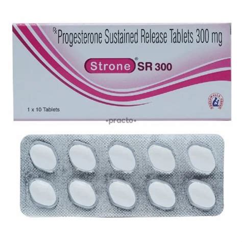 Strone Sr 300 Mg Tablets At ₹ 346 Strip Progesterone Sustained