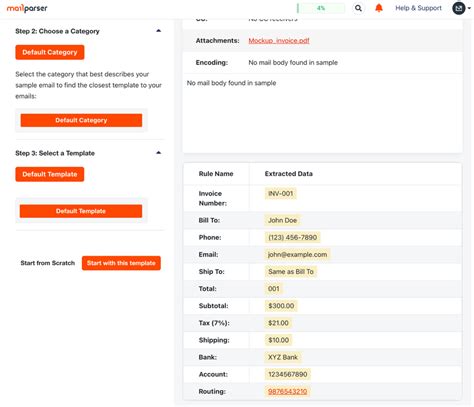 maximize efficiency with invoice scanning mailparser