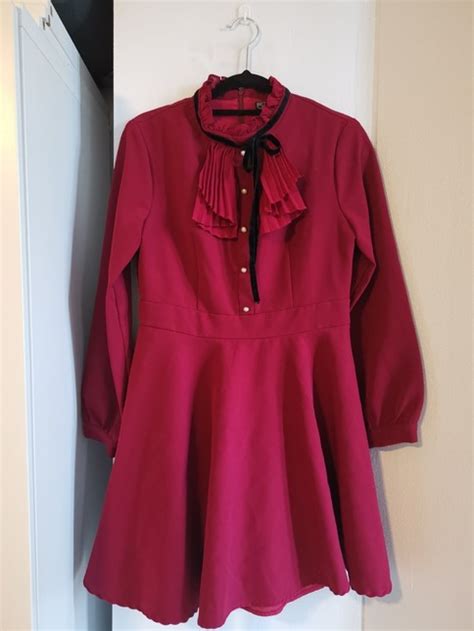 Red Taobao Dress Dresses Kei Market Buy And Sell Japanese Fashion