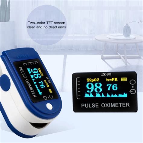 손가락 맥박 산소 농도계 클립 손가락 심장 박동 맥박 산소 농도계 휴대용 심박수 Spo2 모니터 혈액 산소 측정기 센서 압력