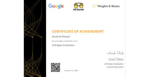 Anukriti Ranjan On Linkedin Llm Apps Evaluation • Anukriti Ranjan • Wandb