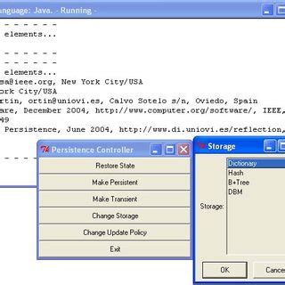 Persistence Subsystem Class Diagram Download Scientific Diagram