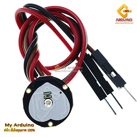 โมดูลวัดชีพจรตรวจจับการเต้นของหัวใจ Pulse Heart Sensor Amped สำหรับ
