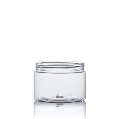 300ml 89400 Straight Cylindrical Jar Plastikse