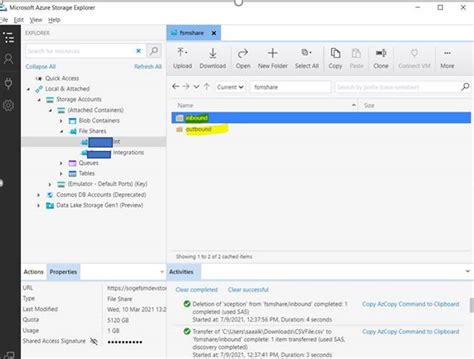 fsm cloud integration with azure file share ifs community