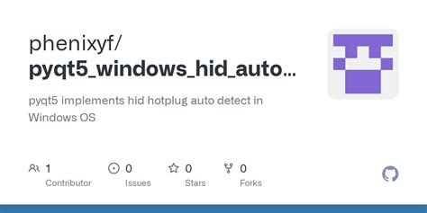 Pyqt5 Windows Hid Auto Detect Hotplug Pyqt5 Hid Main Py At Main