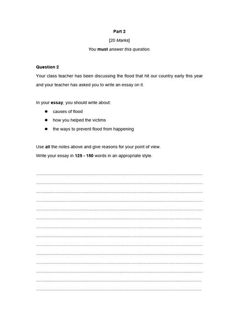 Writing Part 2 Pdf