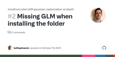 missing glm when installing the folder · issue 2 · jonathonluiten diff
