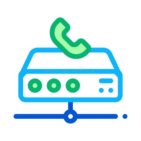 Digital Telecommunications Icon Vector Outline Illustration Stock Vector Illustration Of