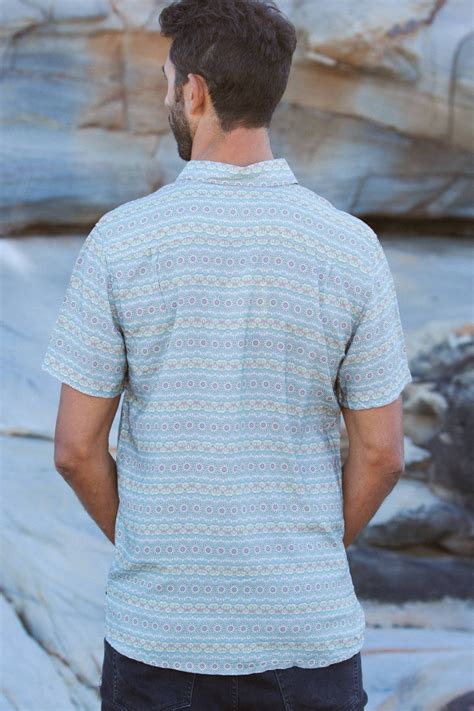 line after line skumi mens rayon shirt