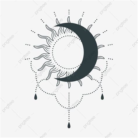 달과 태양의 신비 요소 달 일러스트 연금술 마법 장식 Png 일러스트 및 벡터 에 대한 무료 다운로드 Pngtree 마법 그림 그리기 그림