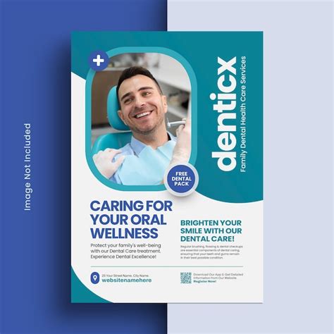 Шаблон плаката о стоматологической медицинской помощи Бесплатный Psd