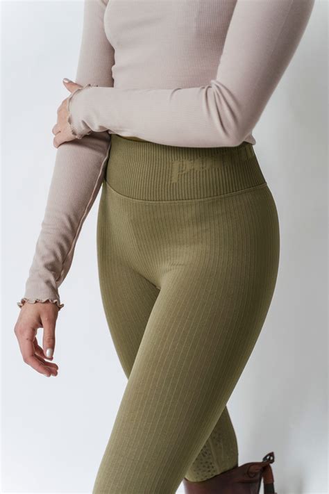 Wendy Olive Riding Leggings Pomme