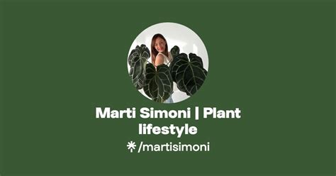 Marti Simoni Plant Lifestyle Instagram Linktree