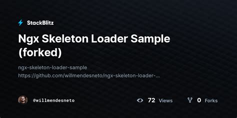 ngx skeleton loader sample forked stackblitz