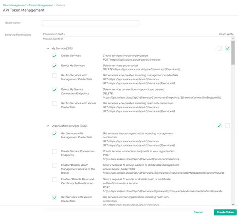 Managing Api Tokens