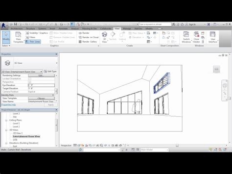 How To Get Interior View In Revit