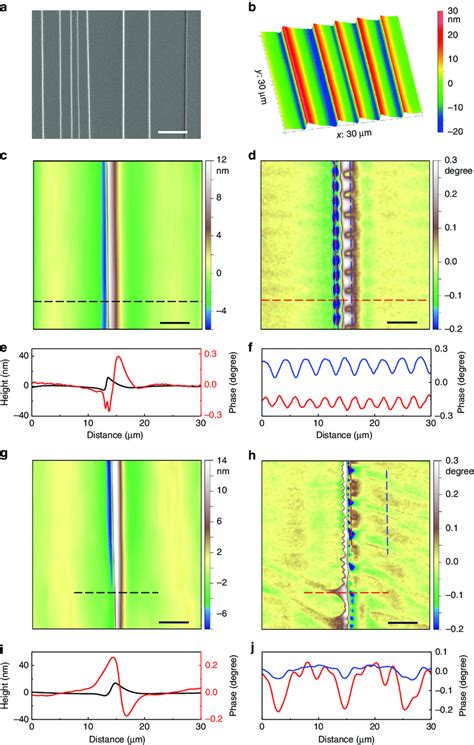 Typical Afm And Mfm Micrographs Of Shear Bands A Sem Image Of Shear Download Scientific