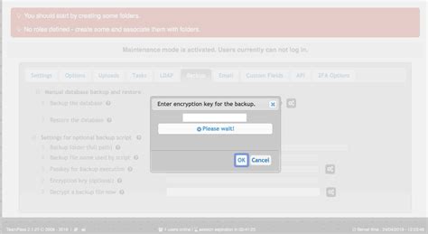 restore backup teampass can t load · issue 2721 · nilsteampassnet