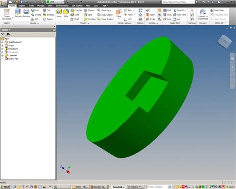 Boolean Operations In Inventor Autodesk Inventor Autocad Forums