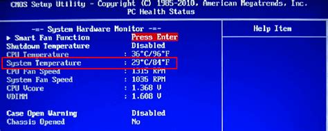 How To Check Cpu Temp In Bios Heartpolicy6